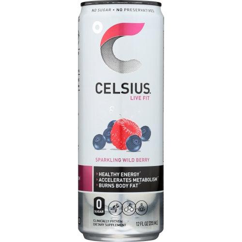 Celsius Energy Drink Sparklng Wild Berry 12oz | Staple and Spice Market