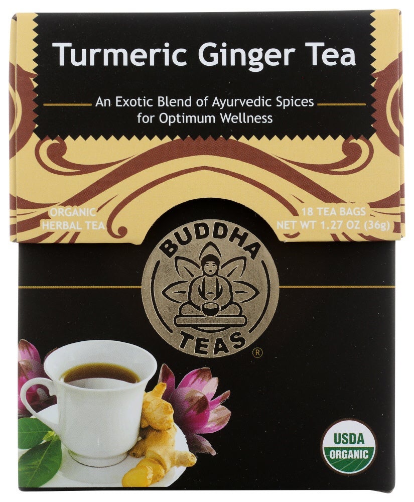 Organic Buddha Teas Tumeric Ginger Tea | Staple and Spice Market