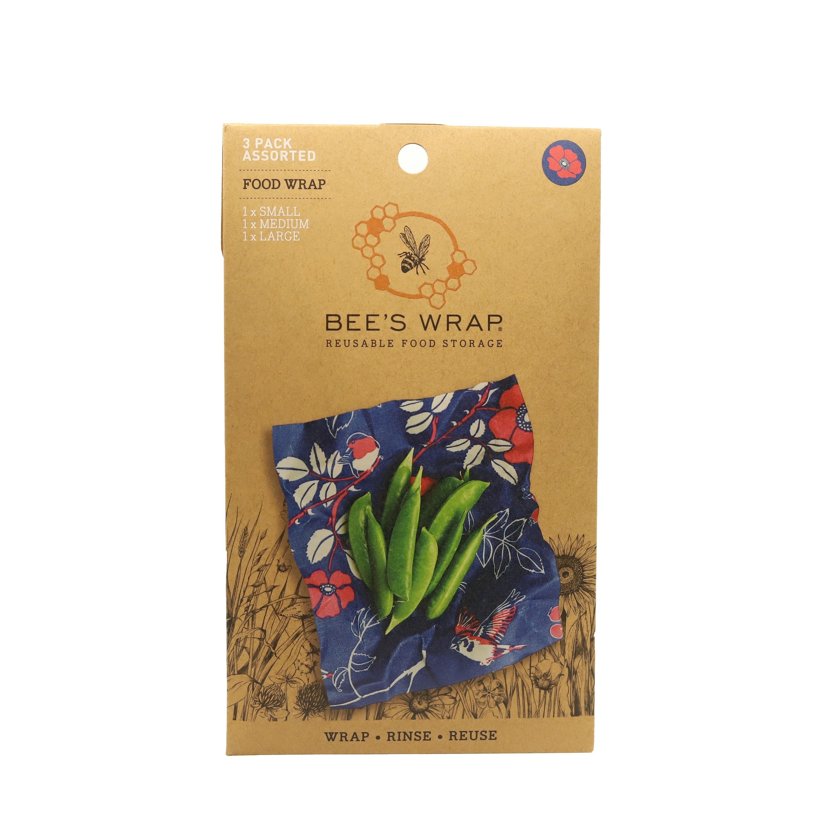 Bee's Wrap- Botanical & Birds 3 Pack | Staple and Spice Market