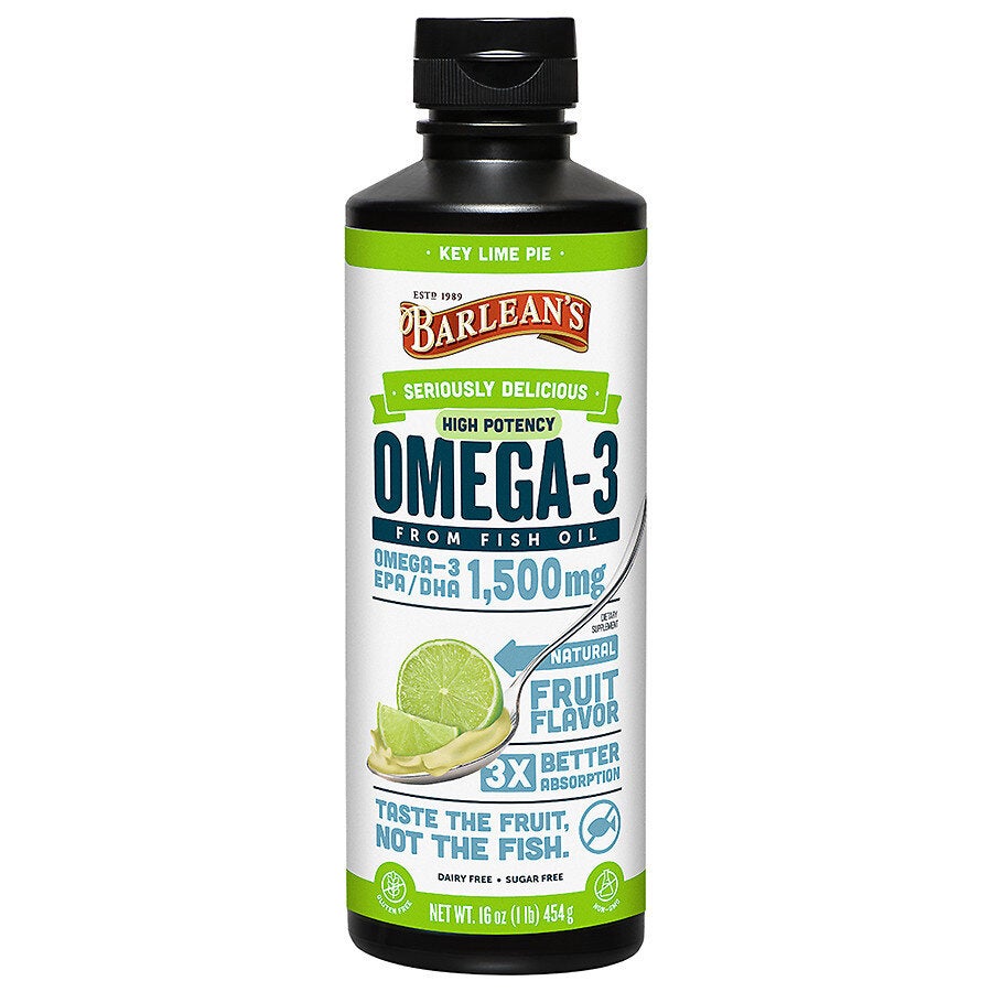 Barlean's- Liquid Omega-3 Fish Oil - Key Lime Pie | Staple and Spice Market