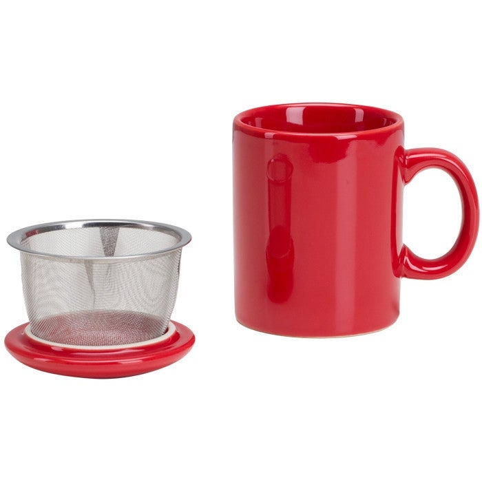 OmniWare- 11 oz Infuser Mug with Lid | Staple and Spice Market